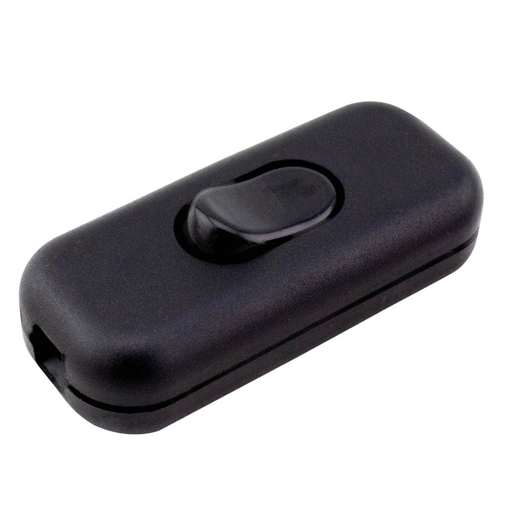 Line cord switch 2A Black | Garsaco